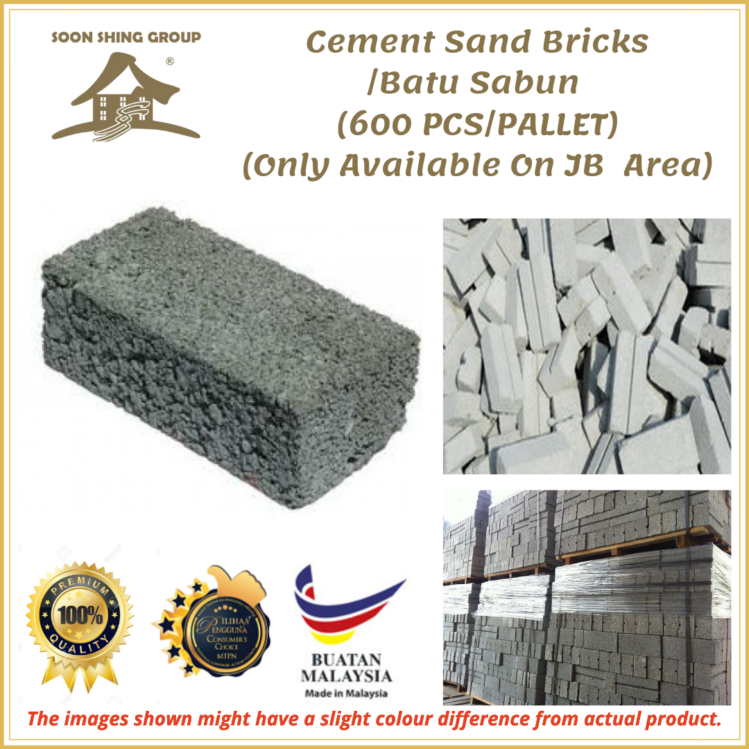 Cement Sand Brick /Batu Sabun (Only Available In JB Area)