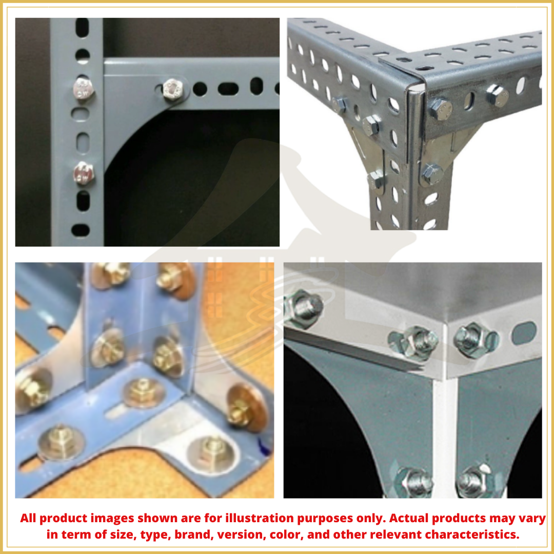 Corner Plate For Rack Slotted Angle Bar DIY / Corner Plate Besi Rak ...