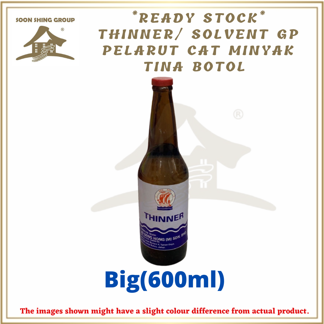 *Ready Stock* Thinner/ Solvent GP Pelarut Cat Minyak Tina Botol
