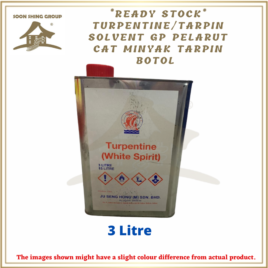 *Ready Stock* Turpentine / Tarpin Solvent GP Pelarut Cat Minyak Tarpin ...
