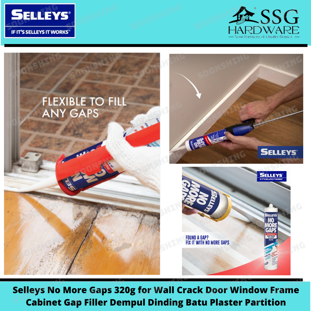 Selleys No More Gaps 380g Multi Purpose Gap Filler Sealant Wall Crack ...