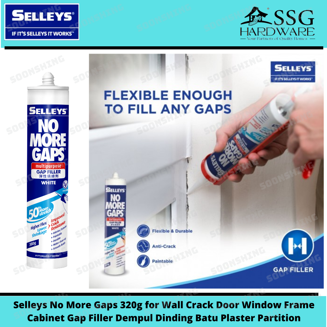 Selleys No More Gaps 380g Multi Purpose Gap Filler Sealant Wall Crack ...
