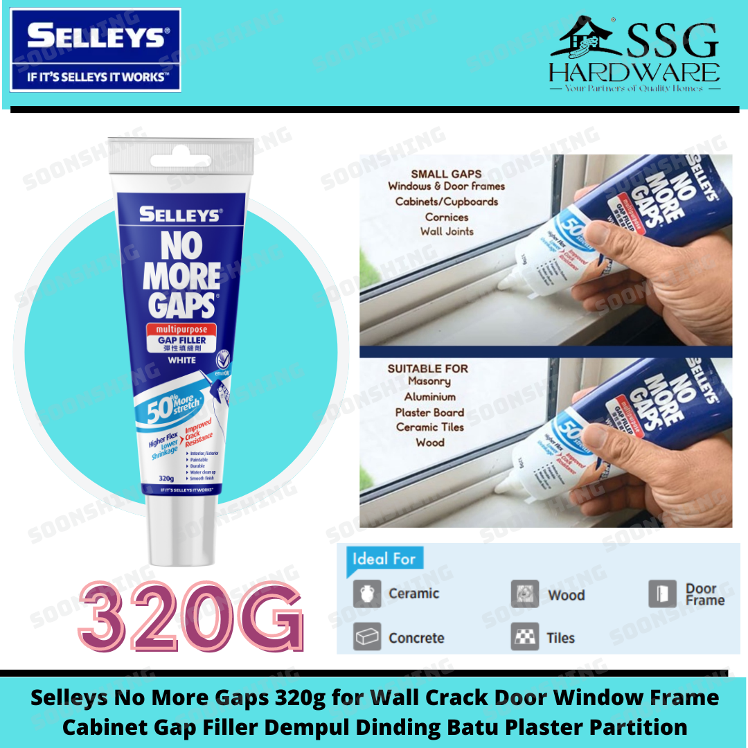 Selleys No More Gaps 380g Multi Purpose Gap Filler Sealant Wall Crack ...