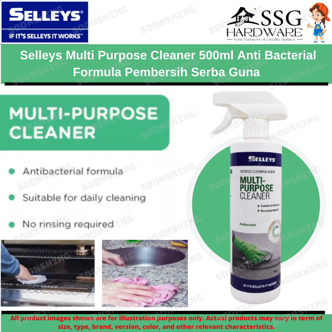 Selleys Multi Purpose Cleaner 500ml Anti Bacterial Formula Pembersih ...