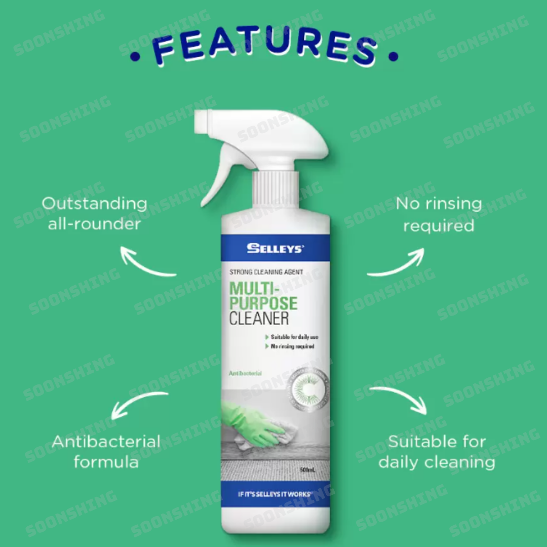 Selleys Multi Purpose Cleaner 500ml Anti Bacterial Formula Pembersih ...