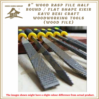 Wood Rasp File Half Round / Flat Shape Kikir Kayu Besi Craft ...