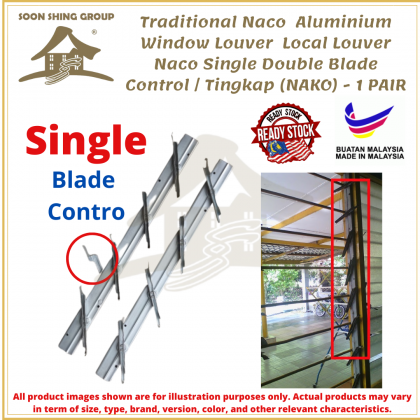 Traditional Naco Aluminium Window Louver Local Louver Naco Single ...