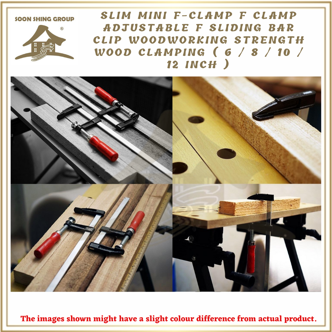 SLIM MINI F-CLAMP F CLAMP ADJUSTABLE F SLIDING BAR CLIP WOODWORKING ...