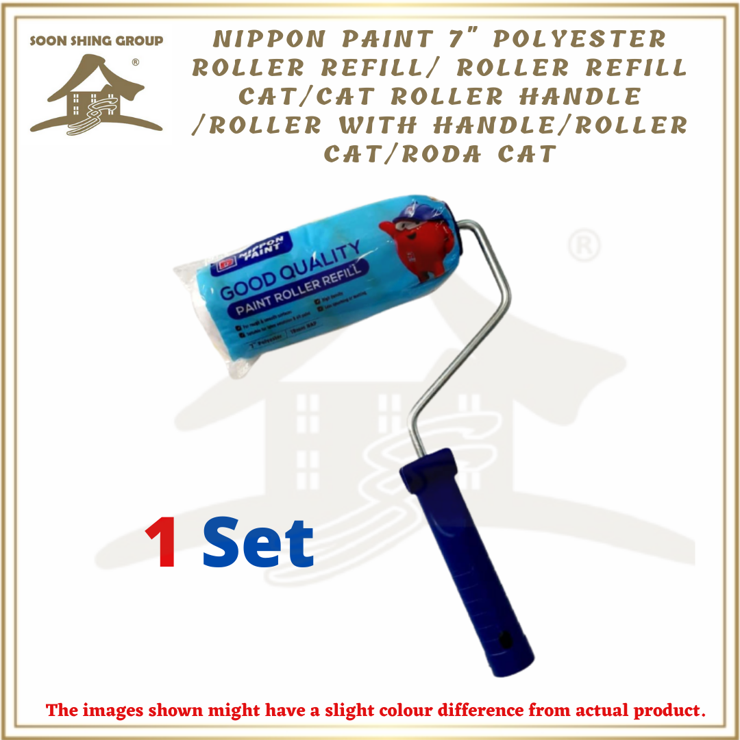 NIPPON PAINT 7" Polyester Roller Refill/ Roller Refill Cat/Cat Roller ...