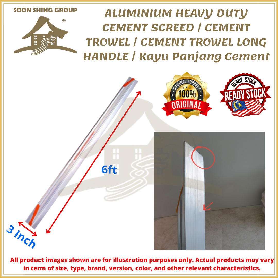 ALUMINIUM HEAVY DUTY CEMENT SCREED / CEMENT TROWEL / CEMENT TROWEL LONG ...