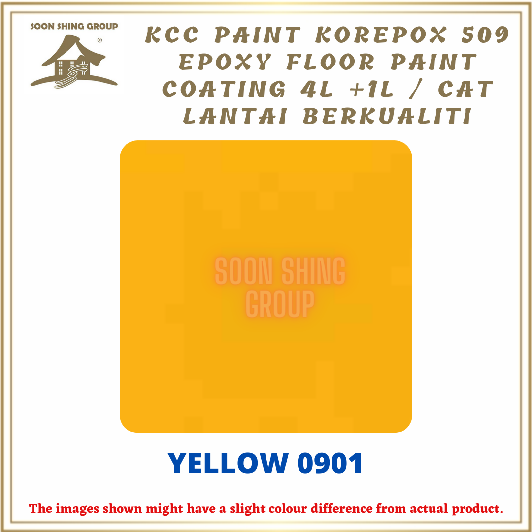 KCC Paint Korepox 509 Epoxy Floor Paint Coating 4L +1l / CAT LANTAI BERKUALITI