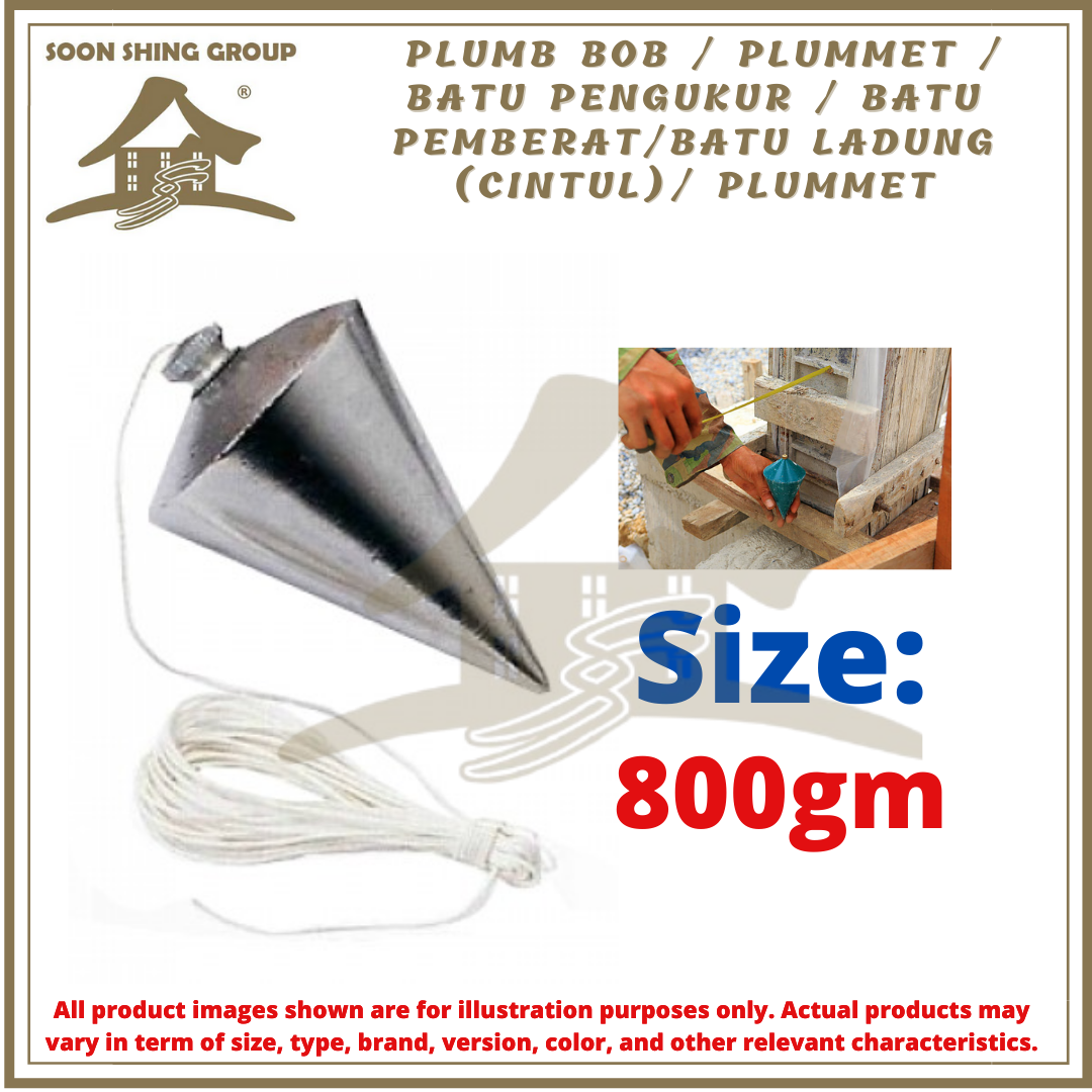 PLUMB BOB / PLUMMET / Batu Pengukur / Batu Pemberat/Batu Ladung (Cintul ...