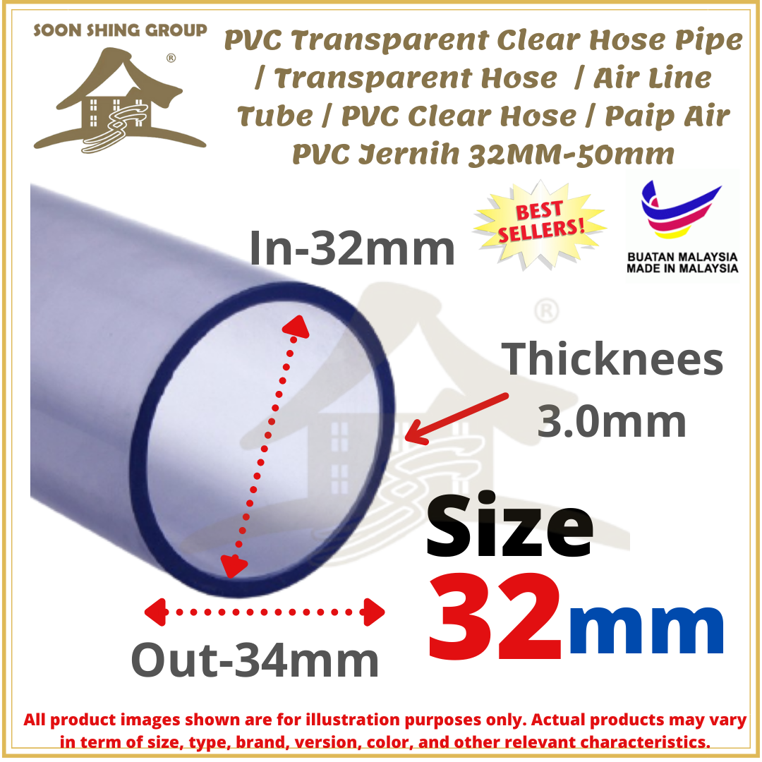 PVC Transparent Clear Hose Pipe / Transparent Hose / Air Line Tube ...