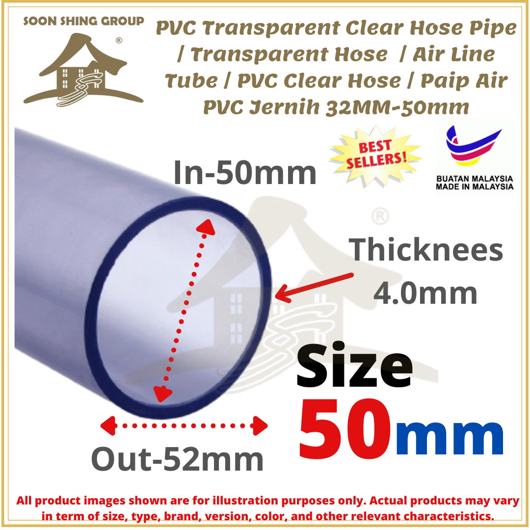 PVC Transparent Clear Hose Pipe / Transparent Hose / Air Line Tube ...