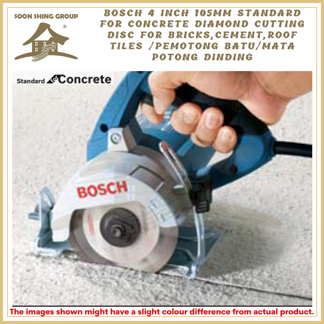 Bosch 4" 105mm Standard for Concrete Diamond Cutting Disc Bricks,Cement ...