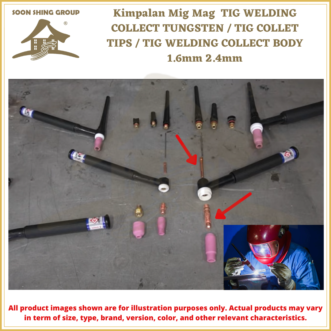Kimpalan Mig Mag TIG WELDING COLLECT TUNGSTEN / TIG COLLET TIPS / TIG ...