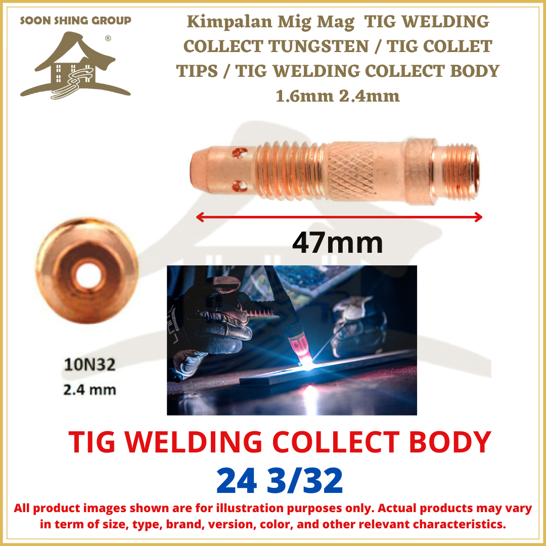 Kimpalan Mig Mag TIG WELDING COLLECT TUNGSTEN / TIG COLLET TIPS / TIG ...