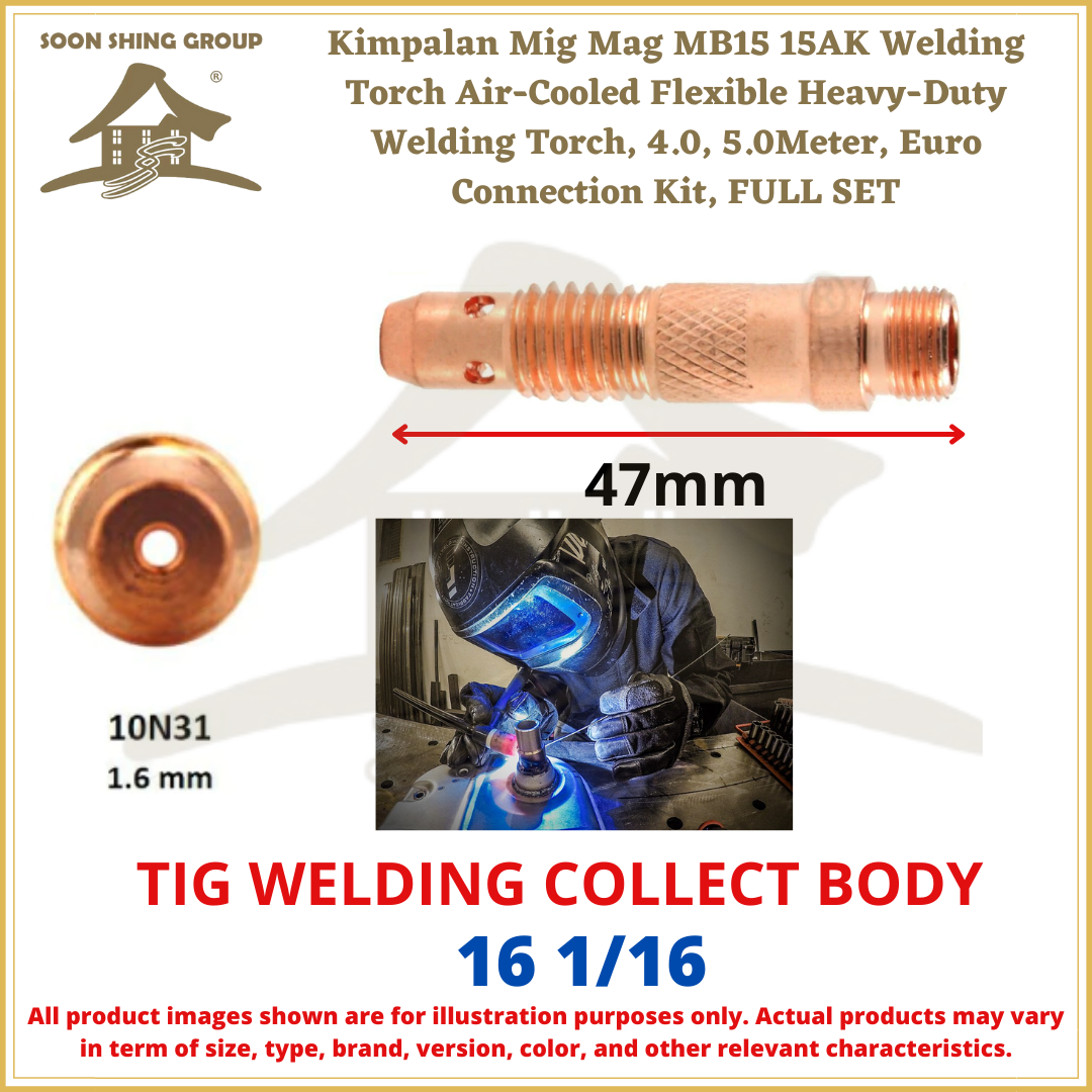 Kimpalan Mig Mag TIG WELDING COLLECT TUNGSTEN / TIG COLLET TIPS / TIG ...