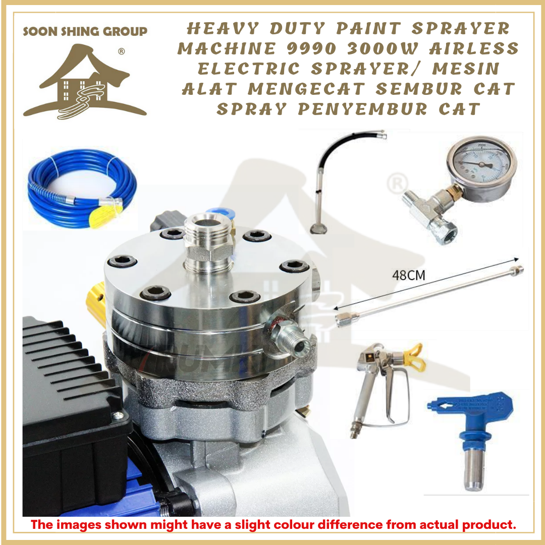 Heavy Duty Paint Sprayer Machine 9990 3000W Airless Electric Sprayer ...