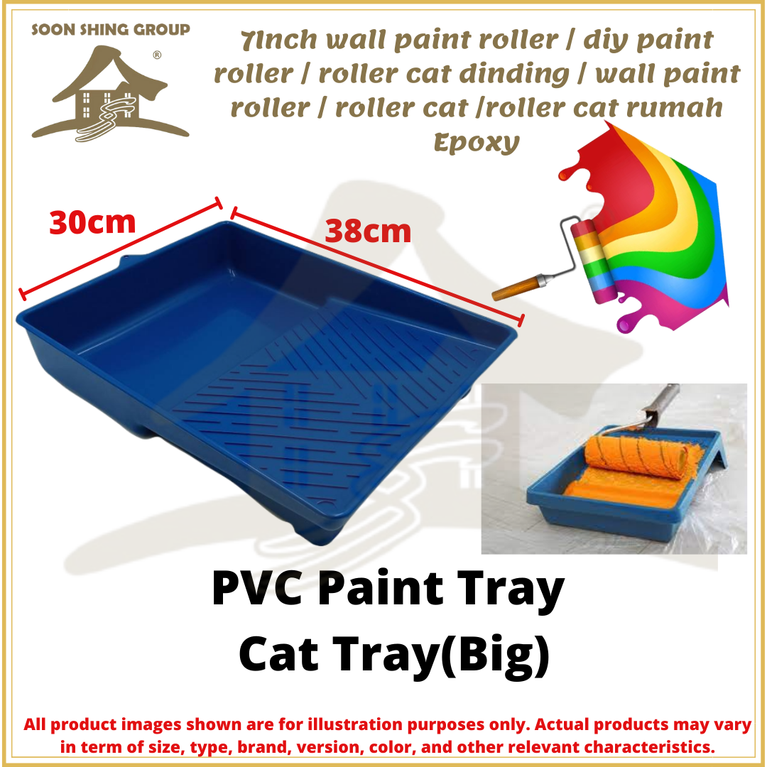7" Paint Roller DIY Paint Roller Cat Dinding Roller Cat Rumah Epoxy ...