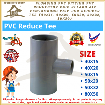 Plumbing PVC Fitting PVC Connector Paip Kelabu Air Penyambung Paip PVC ...