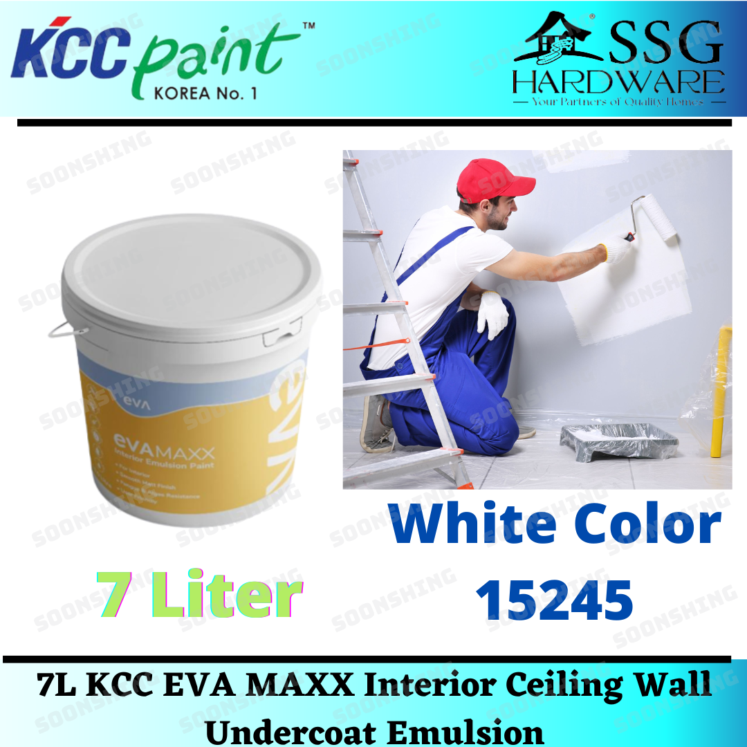 7L KCC EVA MAXX Interior Ceiling Wall Undercoat Emulsion Cat Kapur Air ...