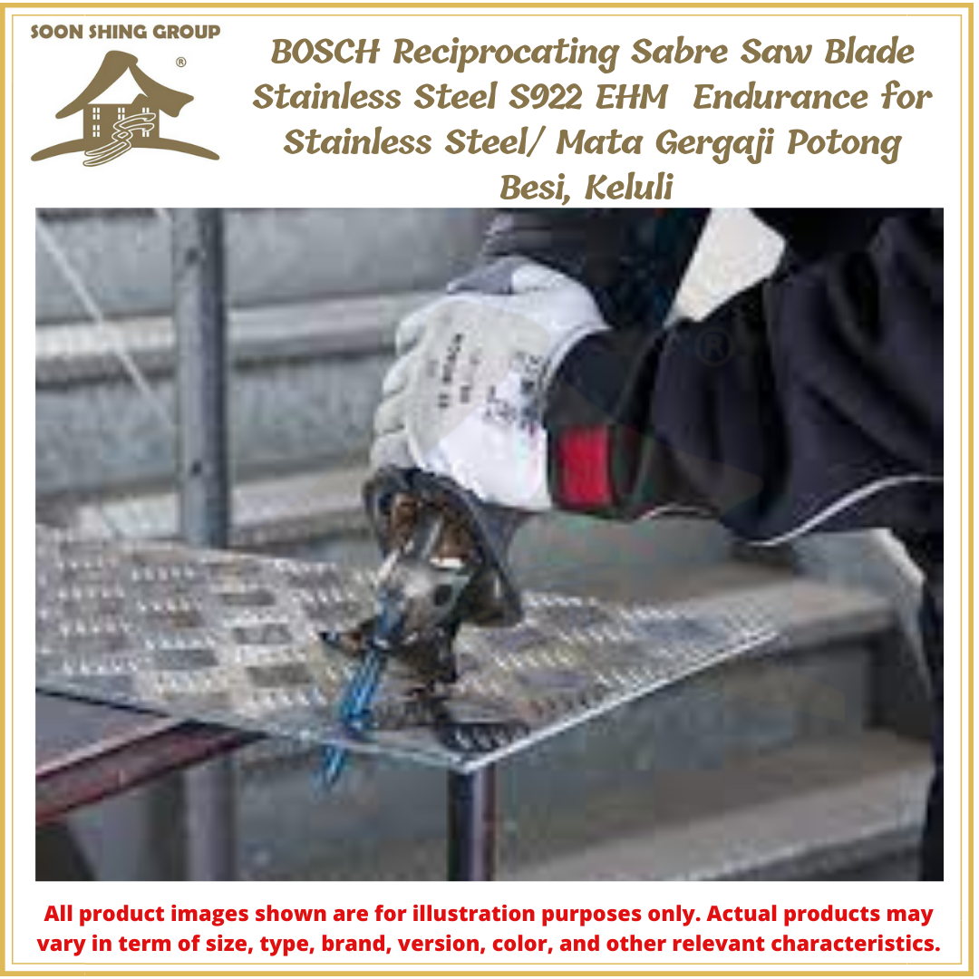 BOSCH Reciprocating Sabre Saw Blade Steel S922 EHM Endurance for ...