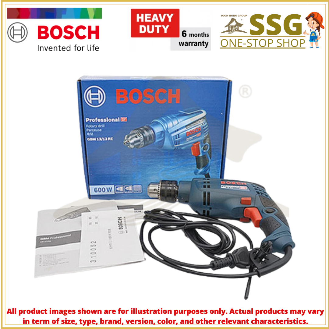 BOSCH GBM 13 RE Professional Hand Drill With 13mm Keyed chuck Mesin ...