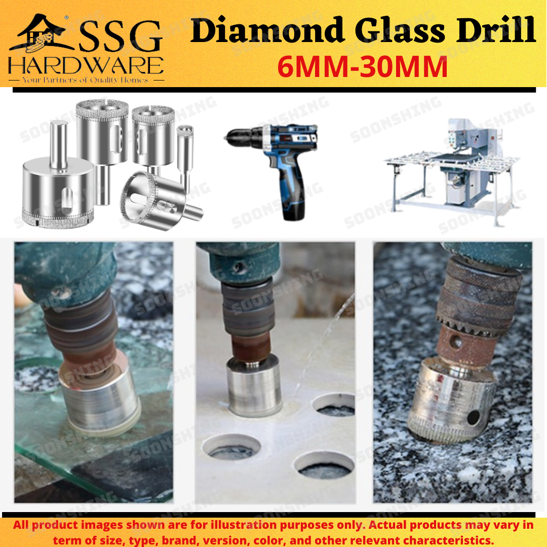 6mm-30mm Glass Drill Bit Premier Diamond Silicon Carbide Ceramic Tile Mosaic Marble Drill Mata ...