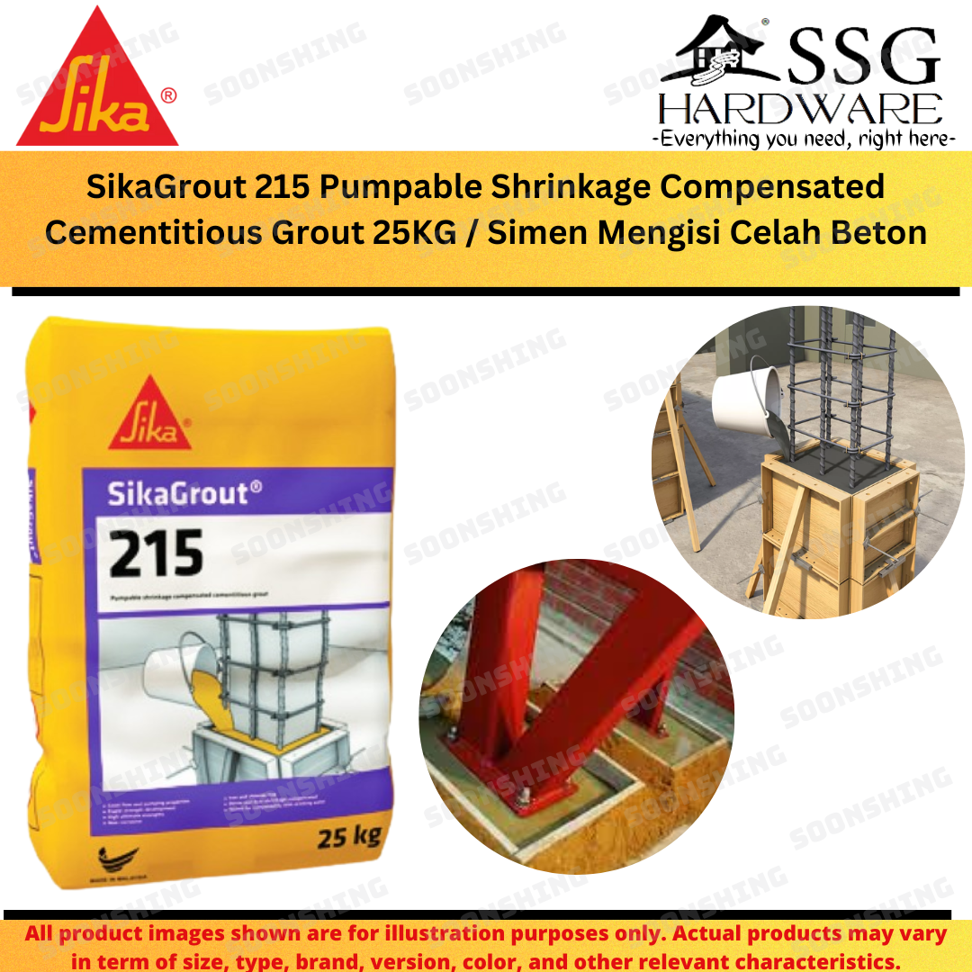 SSG400 SikaGrout 215 Pumpable Shrinkage Compensated Cementitious Grout ...