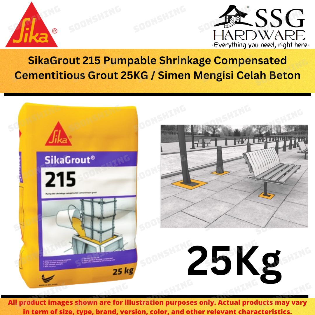SSG400 SikaGrout 215 Pumpable Shrinkage Compensated Cementitious Grout ...