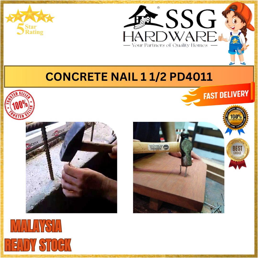 CONCRETE NAIL 1 1/2 INCH / PAKU DINDING KONKRIT