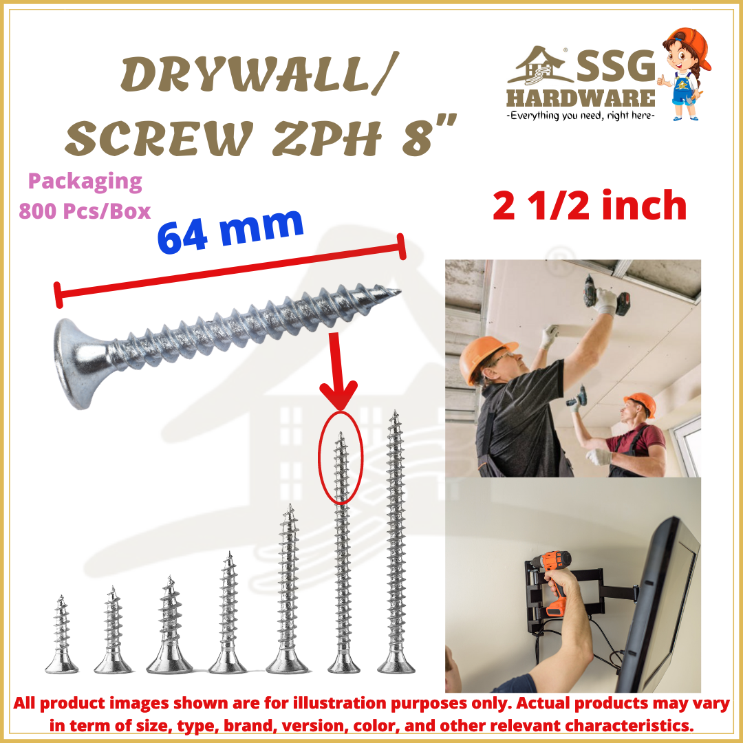 ZPH SCREW/ DRYWALL SCREW /SKREW PUTIH/ SKREW TAJAM / SKRU PAPAN/ SKRU ...