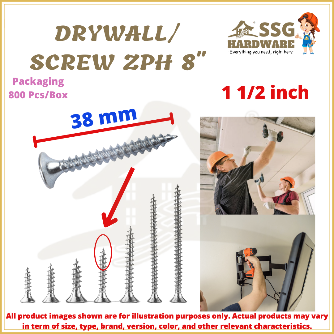 ZPH SCREW/ DRYWALL SCREW /SKREW PUTIH/ SKREW TAJAM / SKRU PAPAN/ SKRU ...