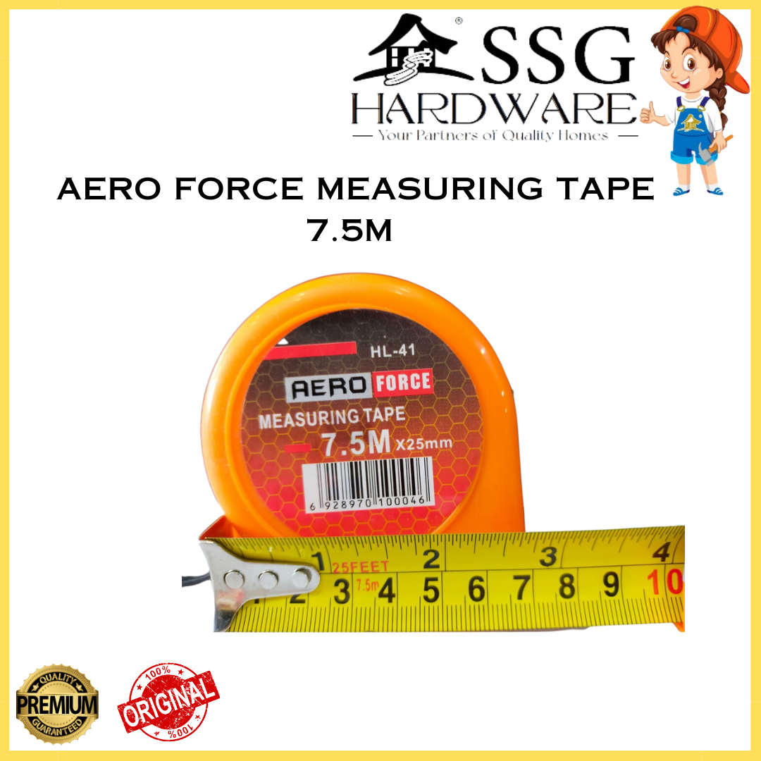 AERO FORCE MEASURING TAPE / PITA UKUR / TAPE PENGUKUR / TALI TAPE UKUR ...