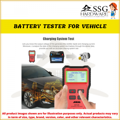 Battery Tester For Vehicle Battery Analyzer Test Tools Car Battery