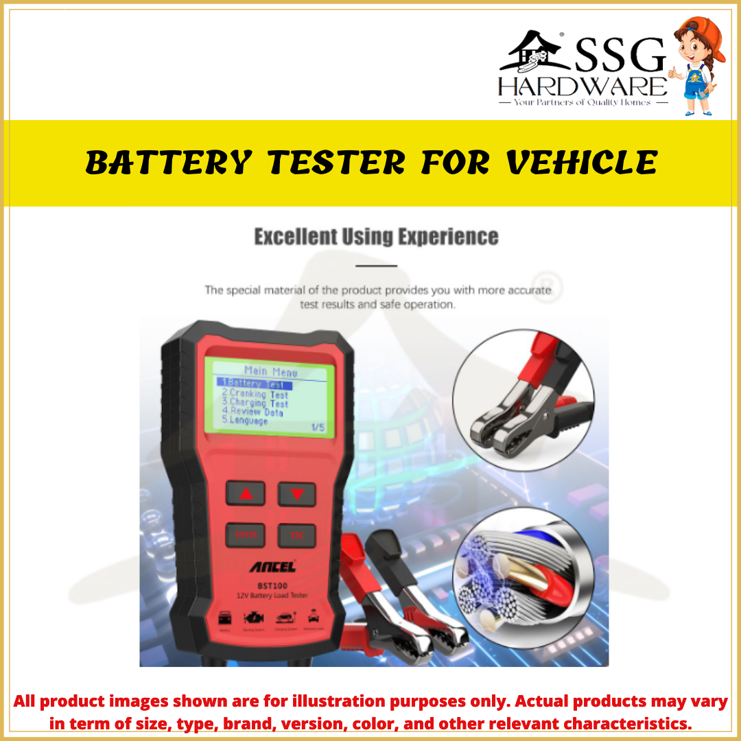 Battery Tester For Vehicle Battery Analyzer Test Tools Car Battery