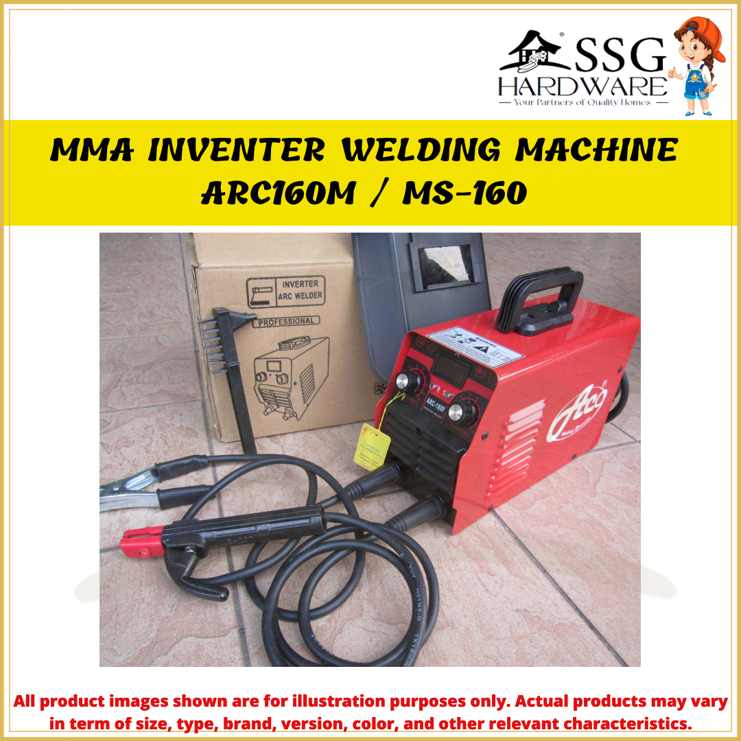 MMA INVERTER WELDING MACHINE ARC160M / MS-160 / PORTABLE MMA WELDING ...