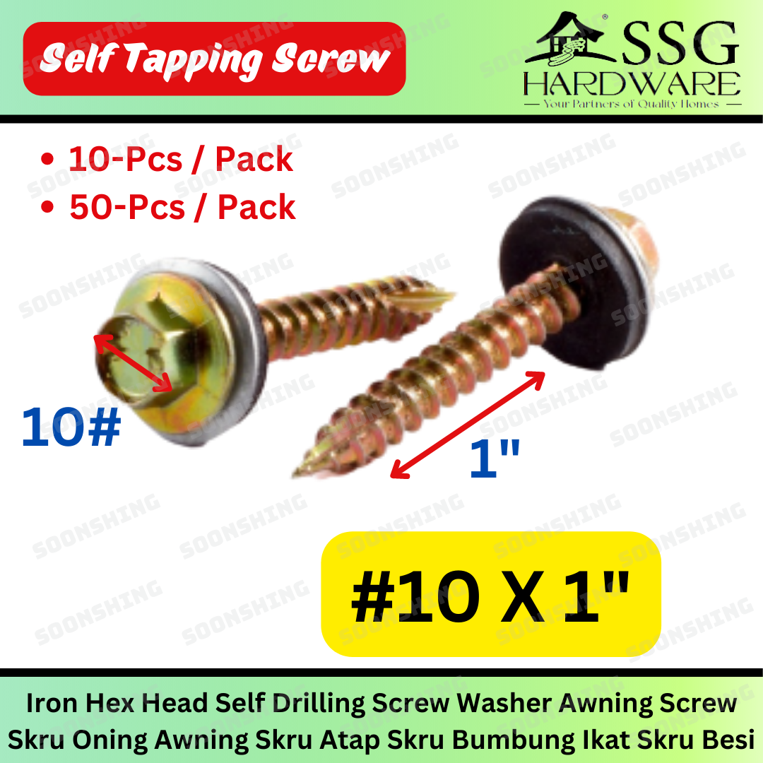 For Wood Hex Head Roofing Self Drilling Screw Awning Screw With Washer ...