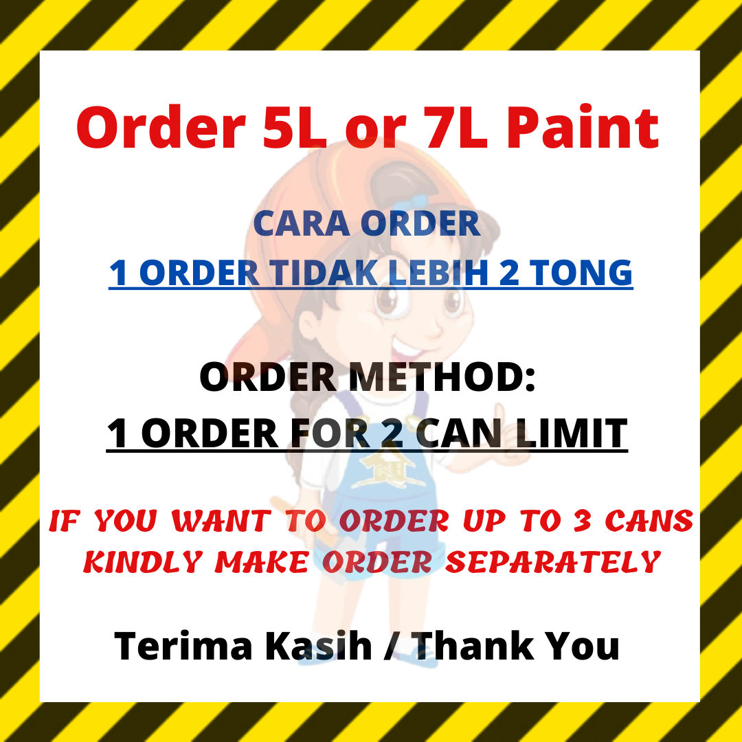 SS281 KCC WEATHERFORCE Exterior 1L / 5L Cat luar Rumah / Cat Tahan ...