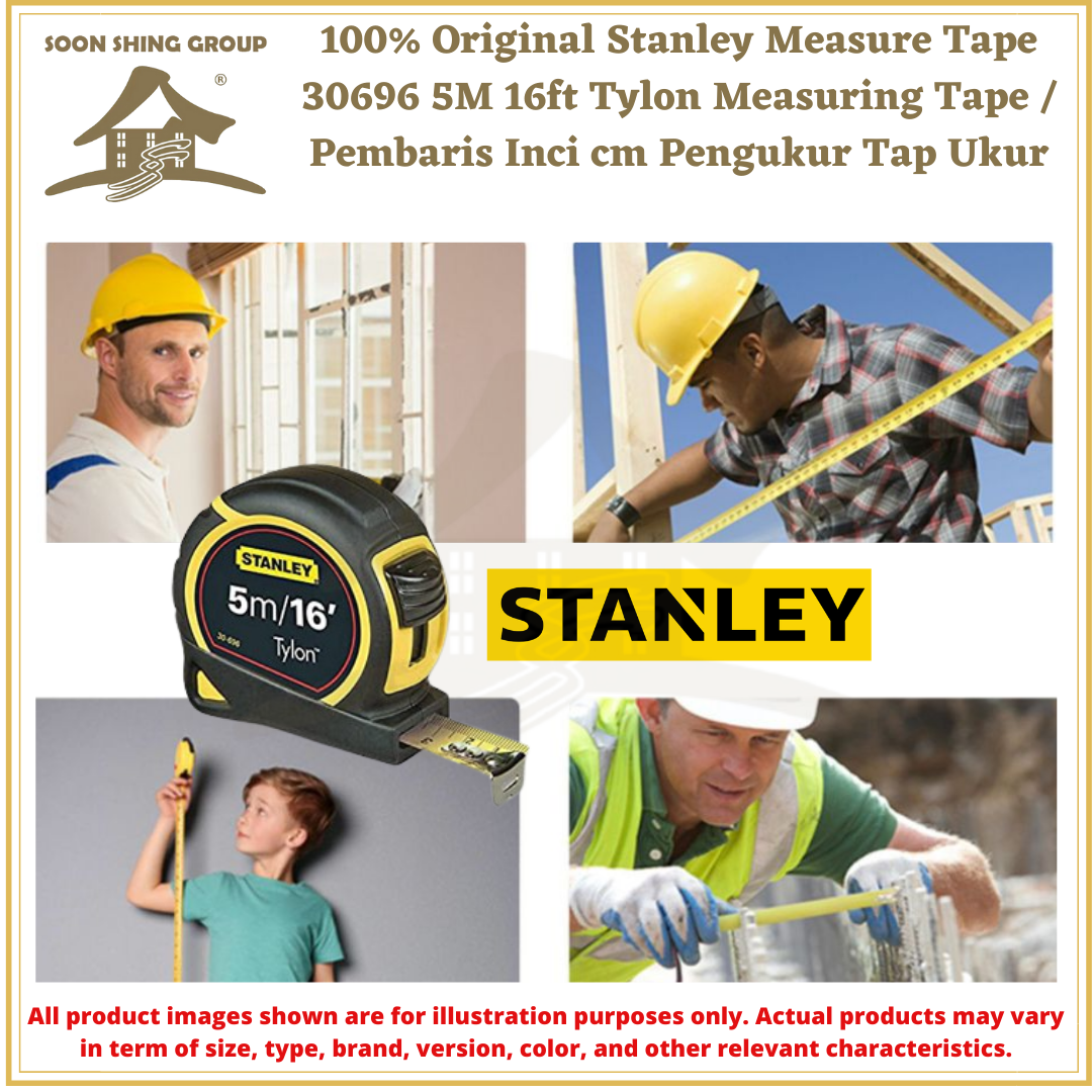 100% ORIGINAL STANLEY MEASURE TAPE 30696 TYLON MEASURING TAPE ...