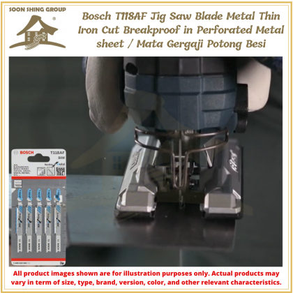 Original Bosch T118AF Jig Saw Blade Metal Thin Iron Cut Breakproof in ...