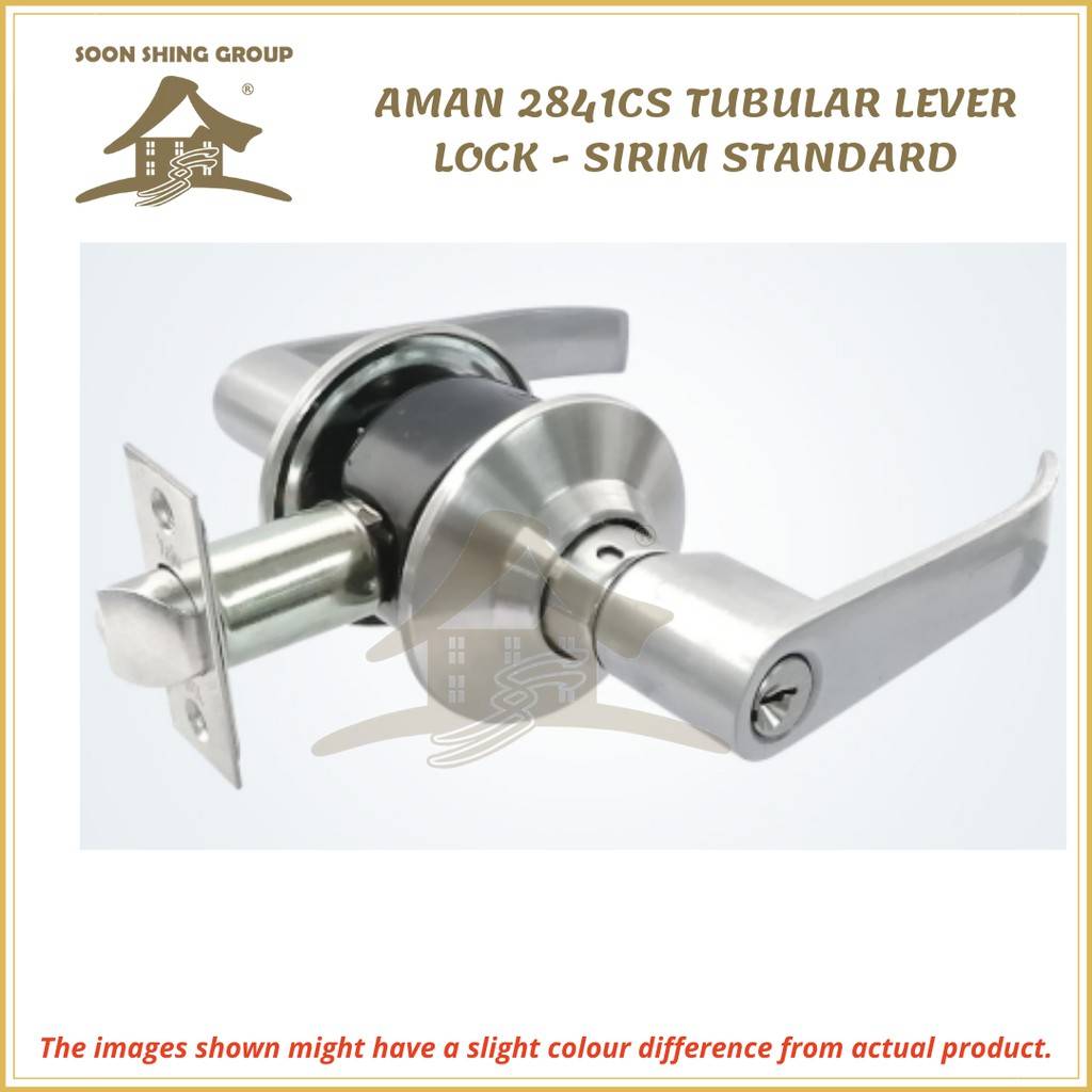 AMAN 2841CS TUBULAR LEVER LOCK - SIRIM STANDARD