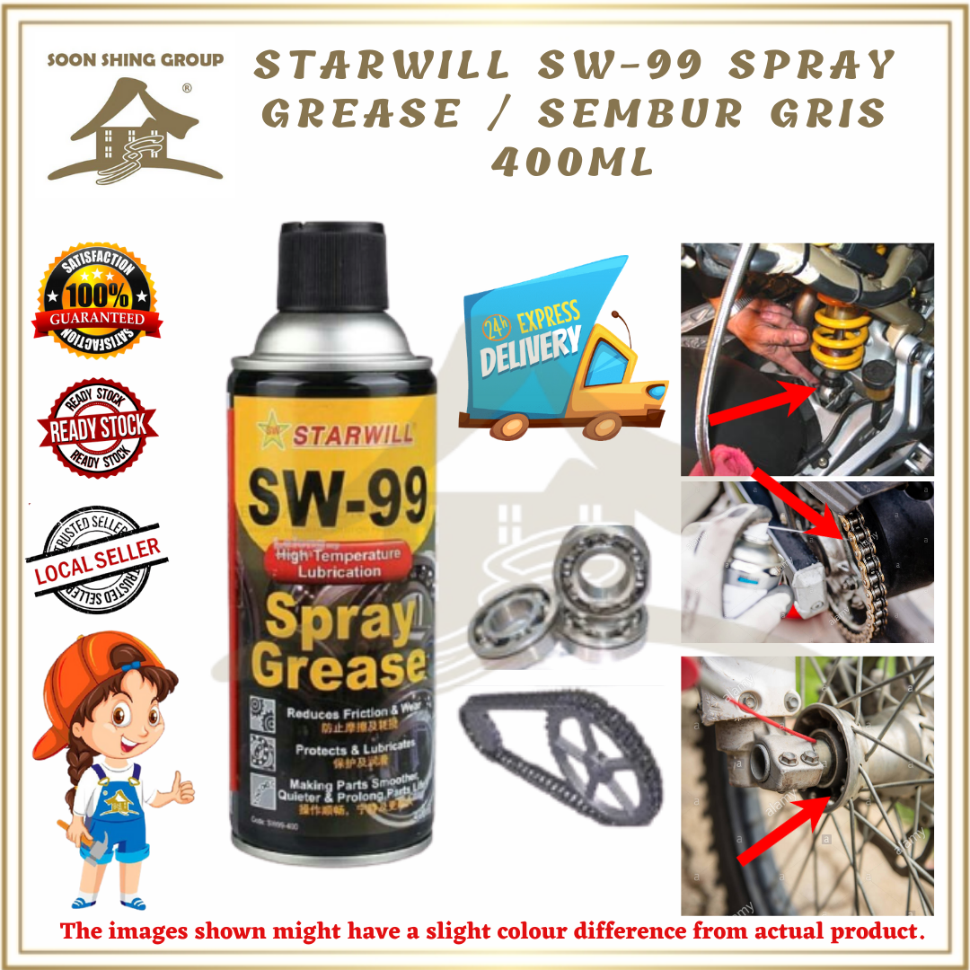 STARWILL SW-99 Spray Grease / Sembur Gris 400ml