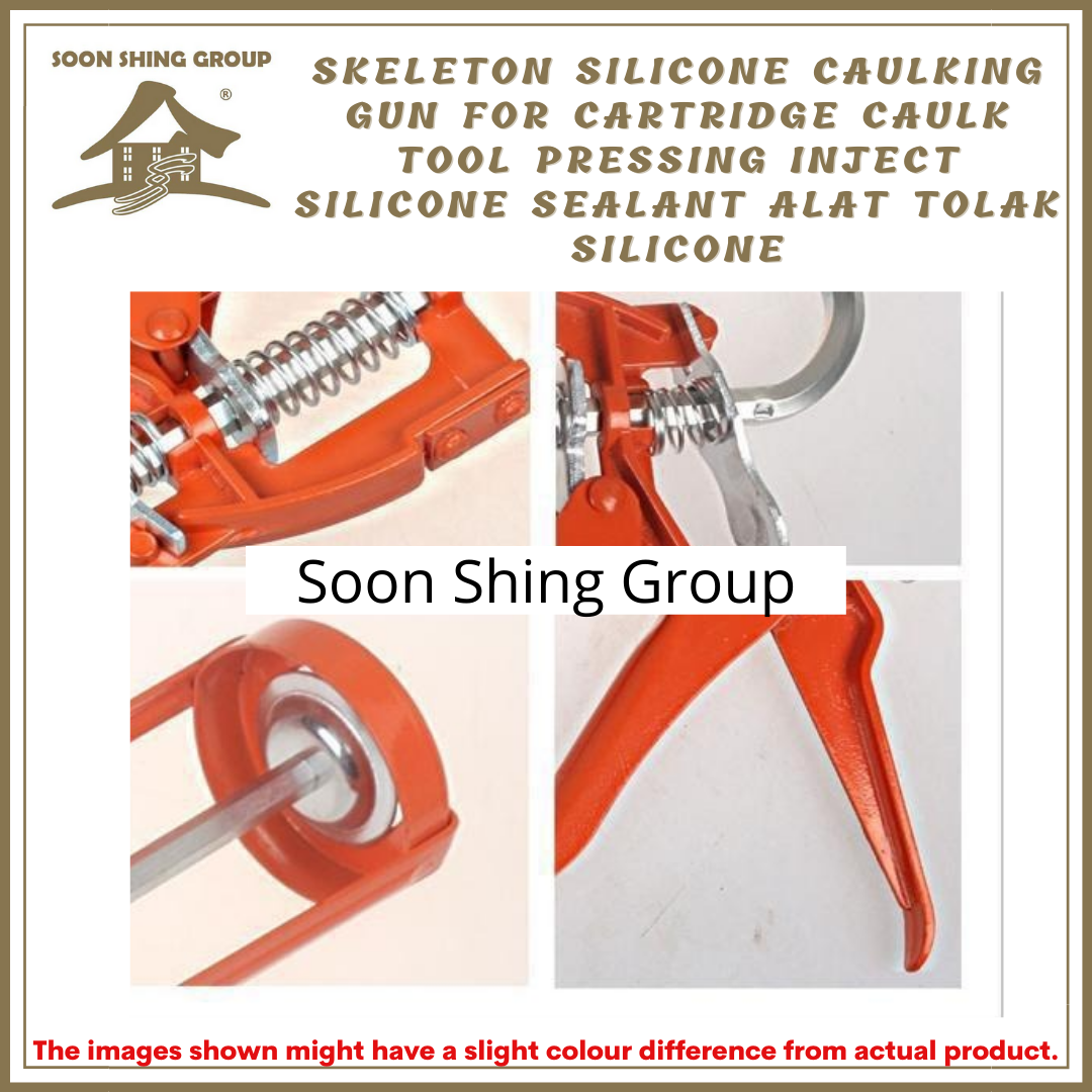 Skeleton Silicone Caulking Gun for Cartridge Caulk Tool Pressing Inject ...