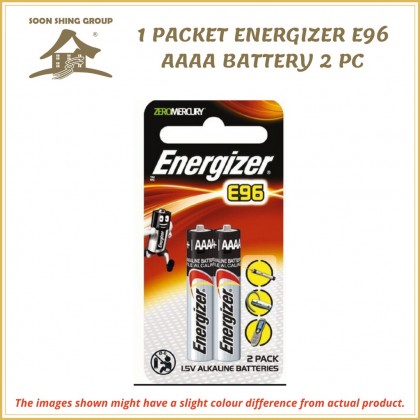 1 PACKET ENERGIZER E96 AAAA BATTERY 2 PC