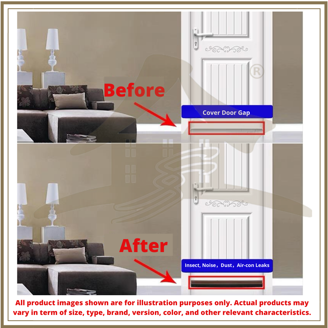 High Quality Door Bottom Seal with Tape Cover Door Gap Privacy Block ...