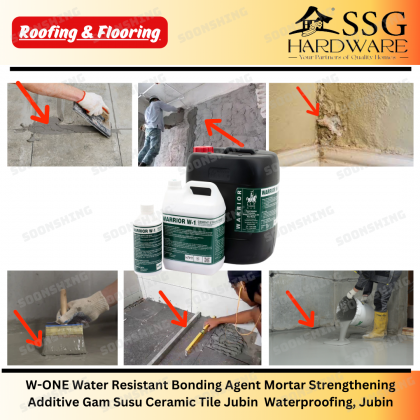 W-ONE Water Resistant Bonding Agent Mortar Strengthening Additive Gam ...