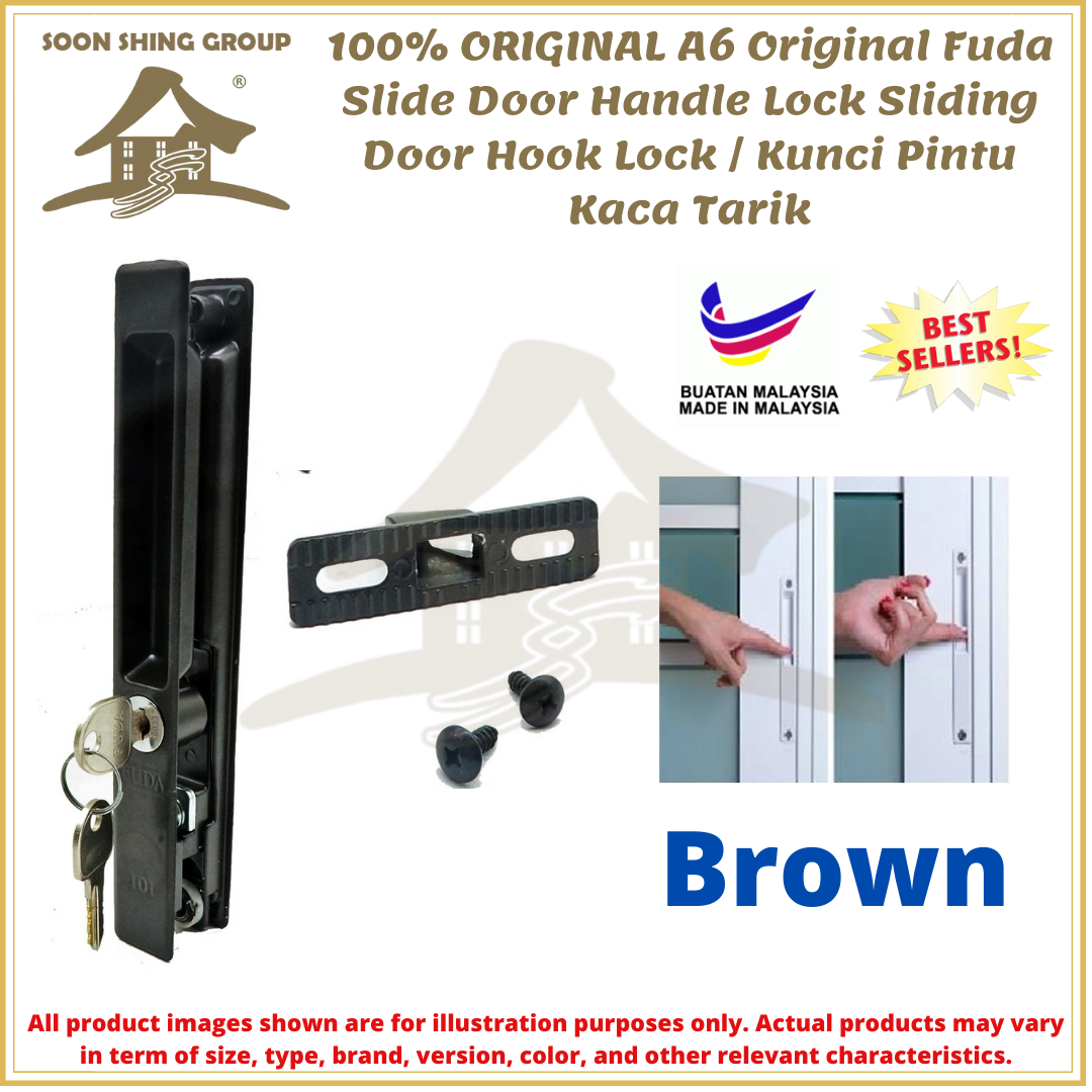 100% ORIGINAL A6 Original Fuda Slide Door Handle Lock Sliding Door Hook ...