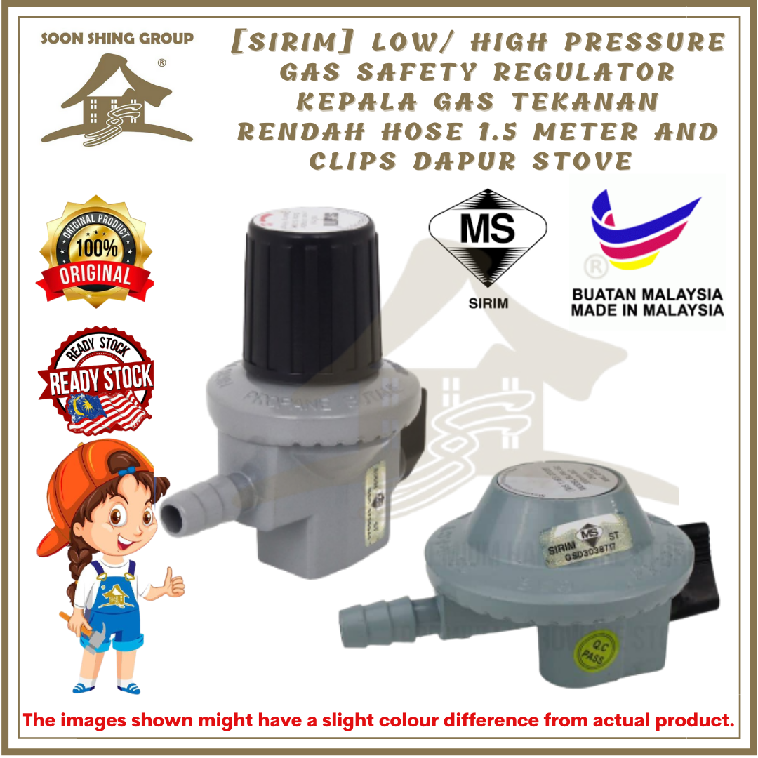 [Sirim] Low Pressure Gas Safety Regulator Kepala Gas Tekanan Rendah ...